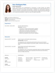 Currículum vitae básico: Crea un cv sencillo en minutos