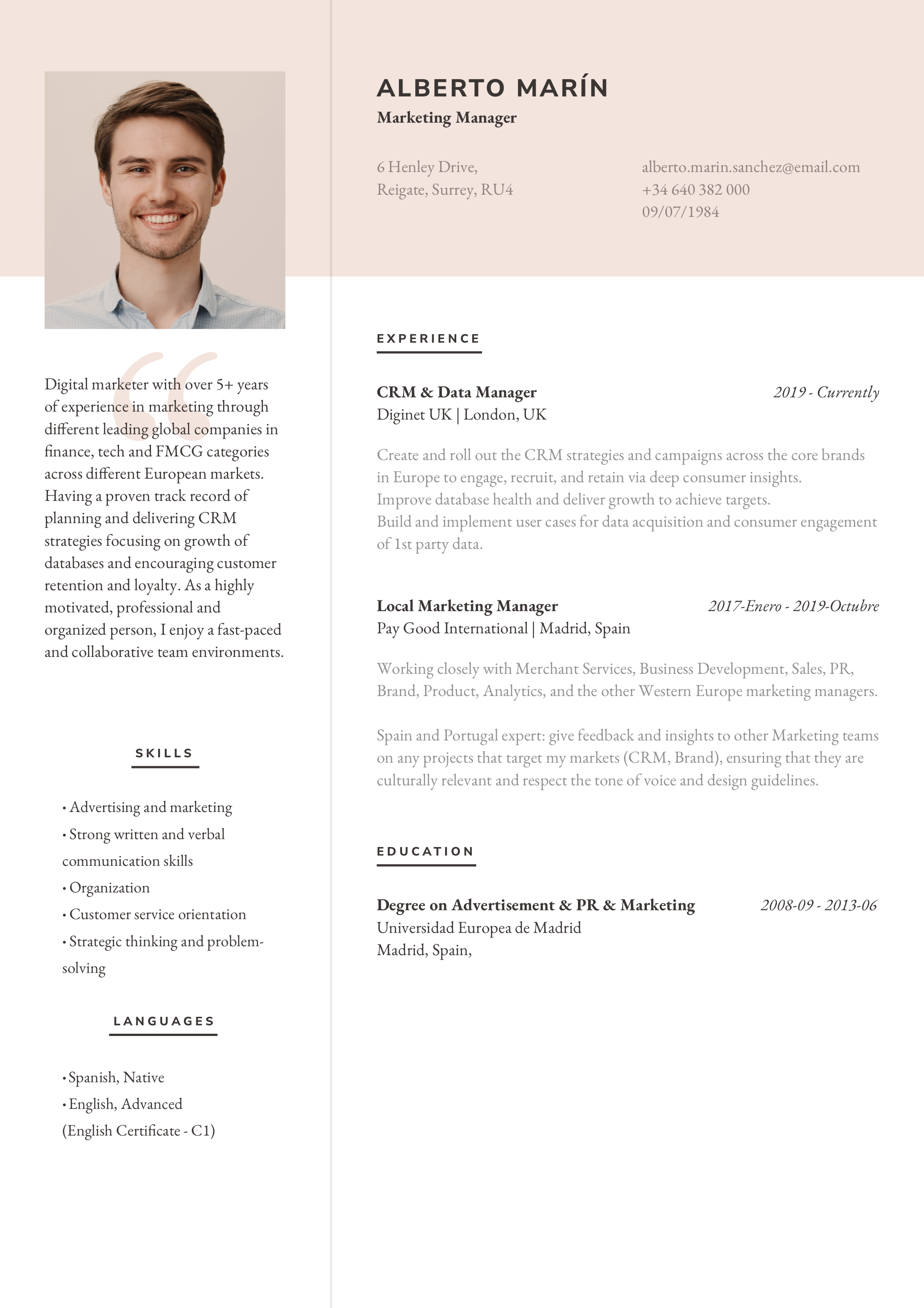 El curriculum vitae en inglés [+ consejos & ejemplos] | OnlineCV