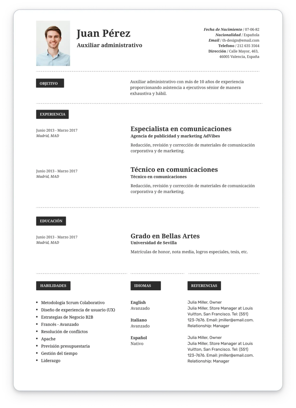 Plantillas de currículum vitae impecables para 2024 | OnlineCV